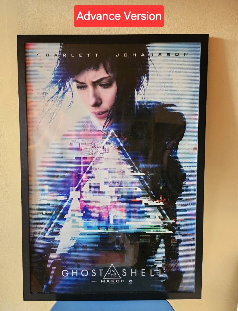GHOST IN THE SHELL ORIGINAL 2-SIDED MOVIE POSTER, Furniture & Home ...