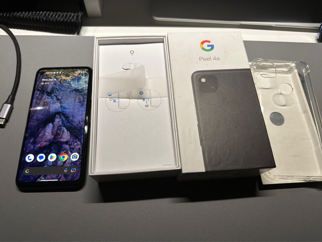 Google Pixel 4A 4g 128gb Openline SG variant complete, Mobile Phones ...