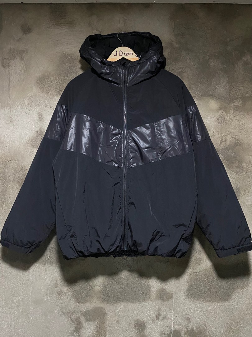 GU Padded Blouson Puffer Hoodie Jacket, Men's Fashion, Coats, Jackets ...
