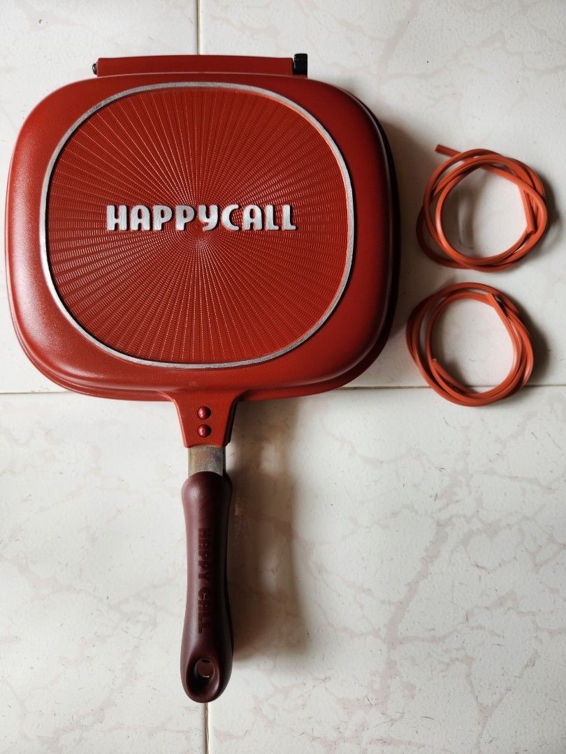 Happycall Double Pan and 2 spare brand new Silicon Seal, Furniture & Home Living, Kitchenware ...