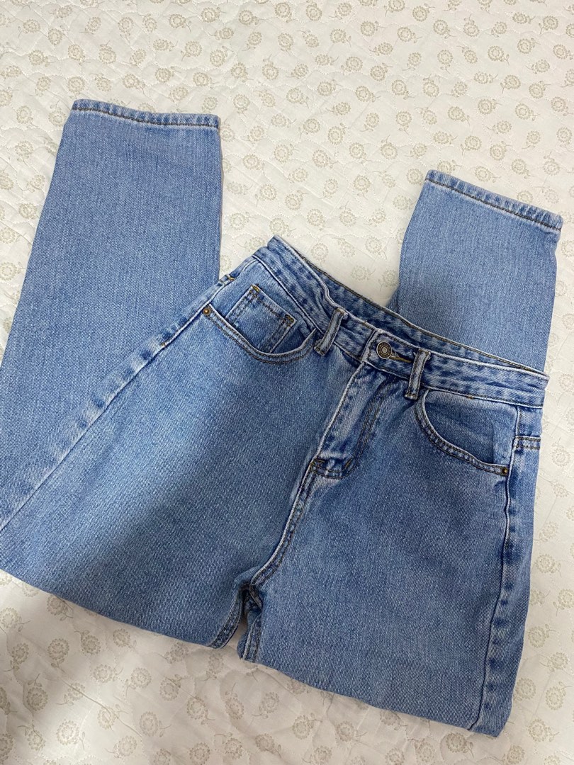 Hard denim pants, Women's Fashion, Bottoms, Jeans on Carousell