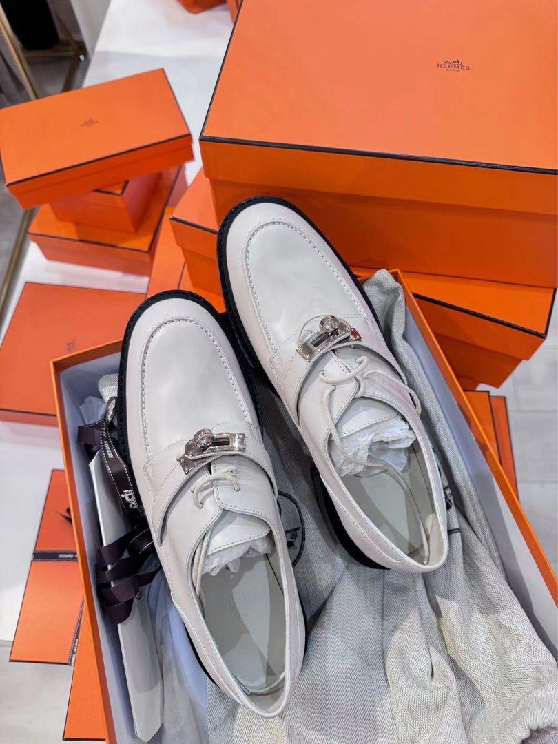 Hermes Kelly derby, 女裝, 鞋, Loafers - Carousell