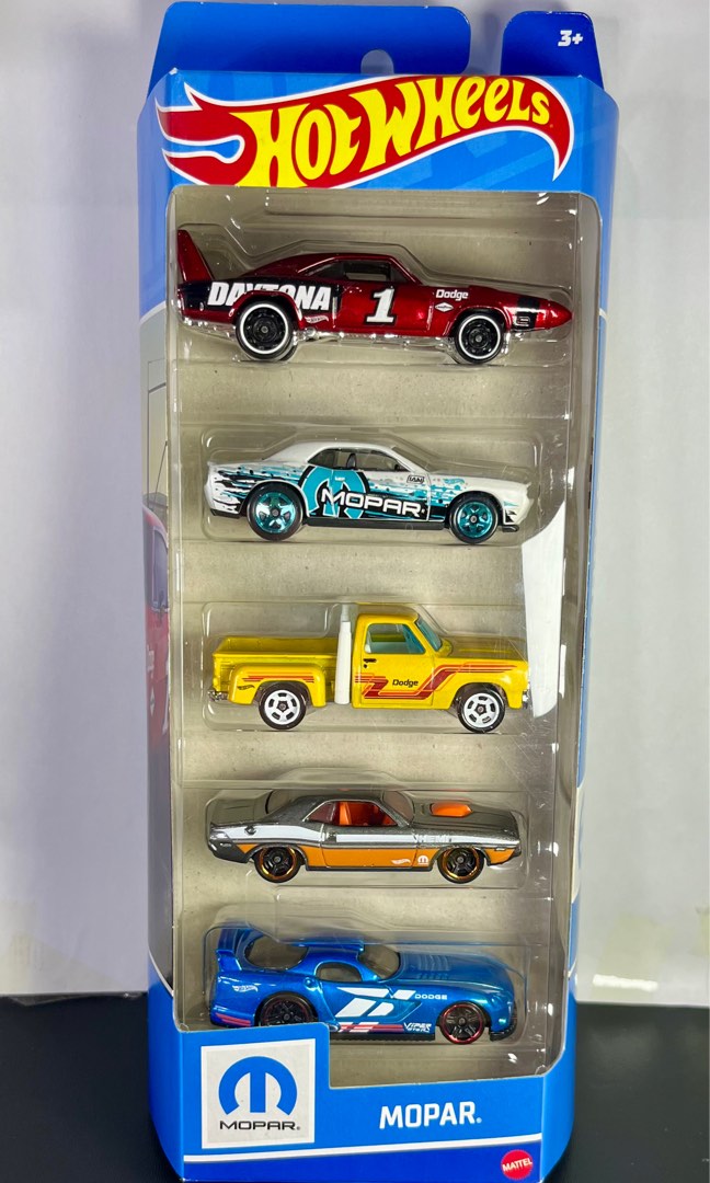 Hot Wheels HW MOPAR 5 Pack Diecast Model, Hobbies & Toys, Toys & Games ...
