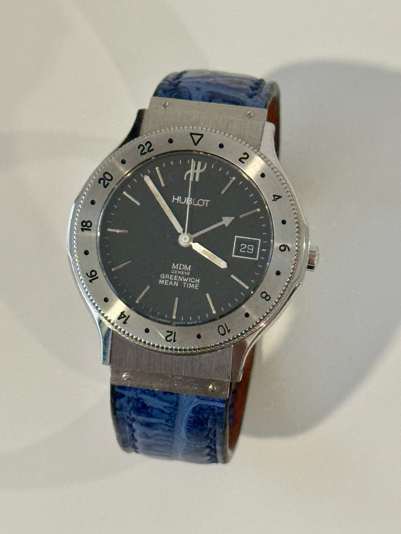 Hublot MDM GMT automatic vintage Greenwich mean time, Luxury, Watches ...
