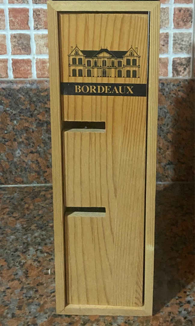 Interlocking Vintage Wooden Bordeaux Wine Box /Rack/Stand /shelf, TV ...