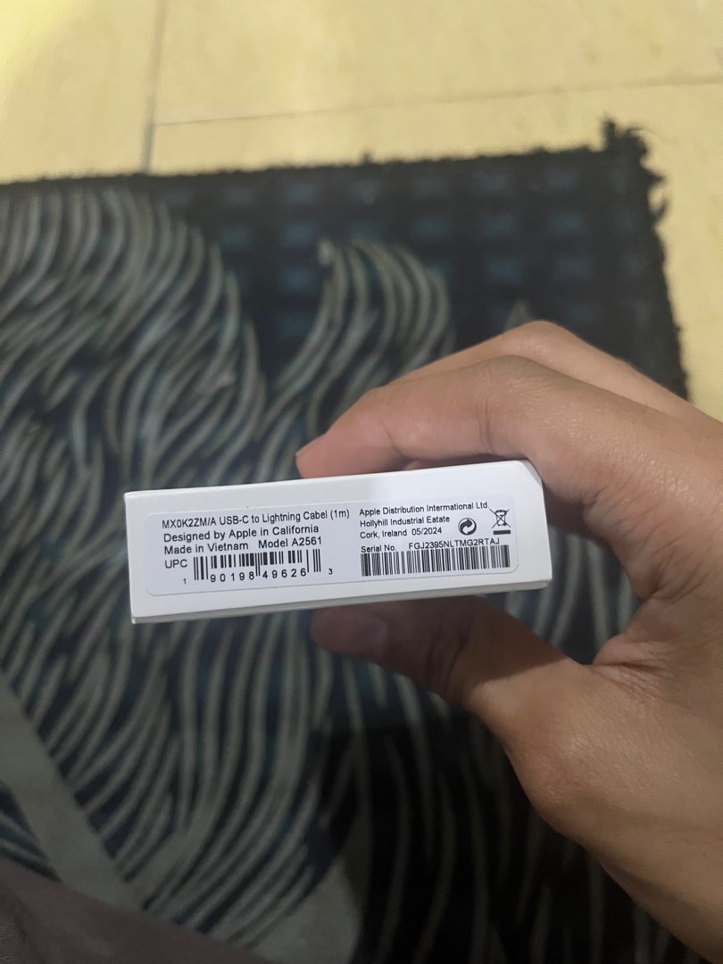 Iphone charger original with serial number, Video Gaming, Gaming ...