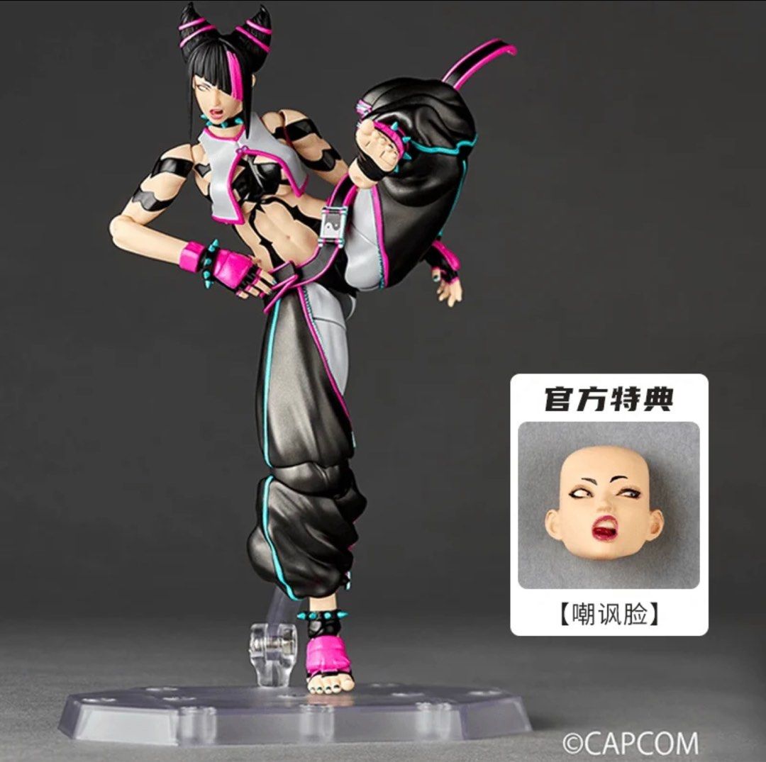 Kaiyodo Revoltech Street Fighter 6 Juri Store Exclusive Figure, Hobbies ...