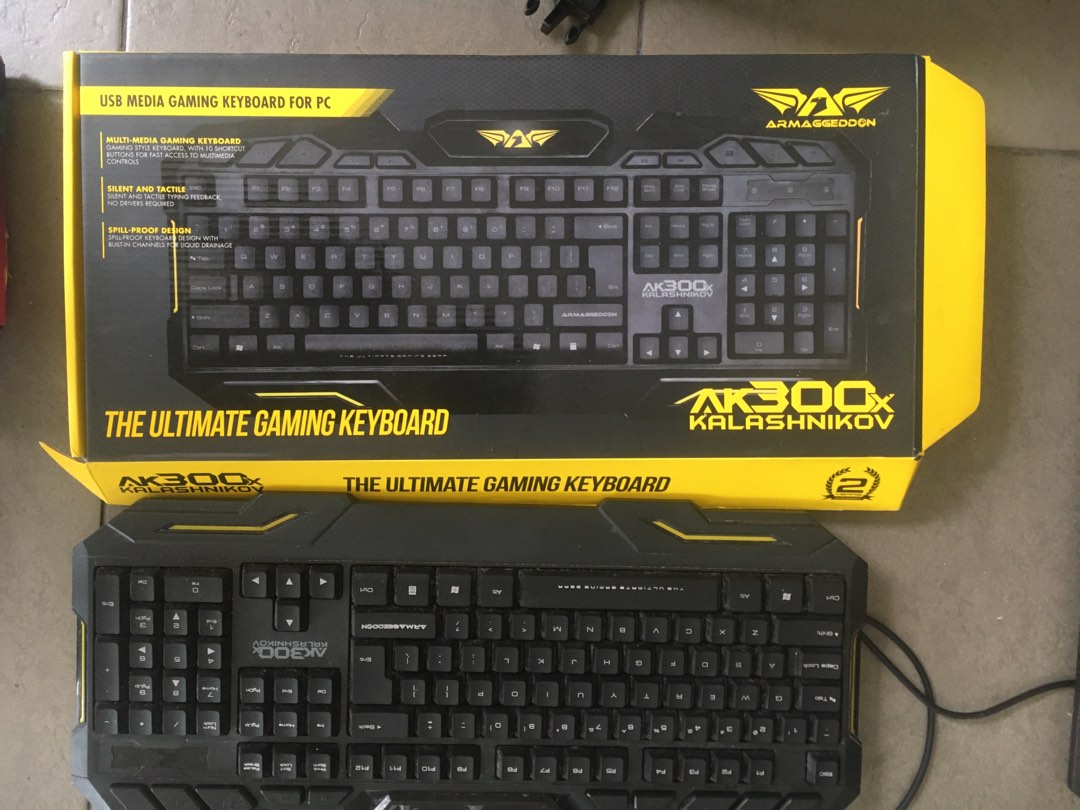 Keyboard Kalashnikov Armageddon, Computers & Tech, Parts & Accessories ...