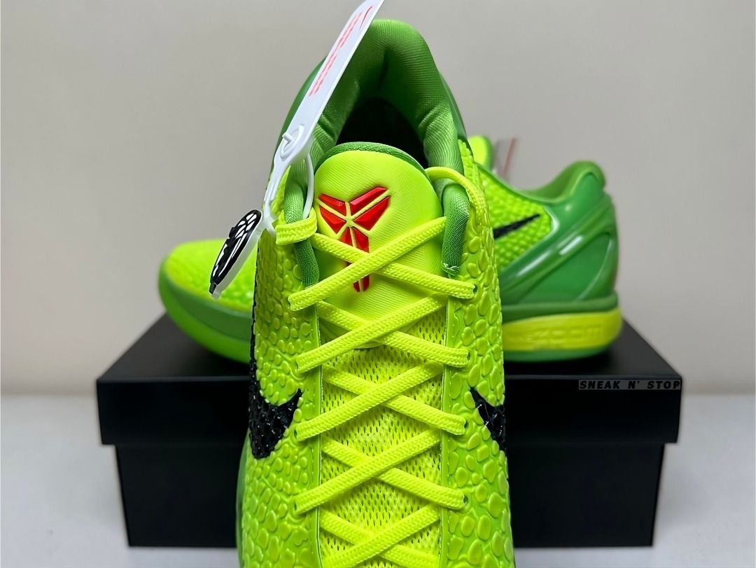 Kobe 6 Protro 'Grinch' Max Batch, Men's Fashion, Footwear, Sneakers on ...
