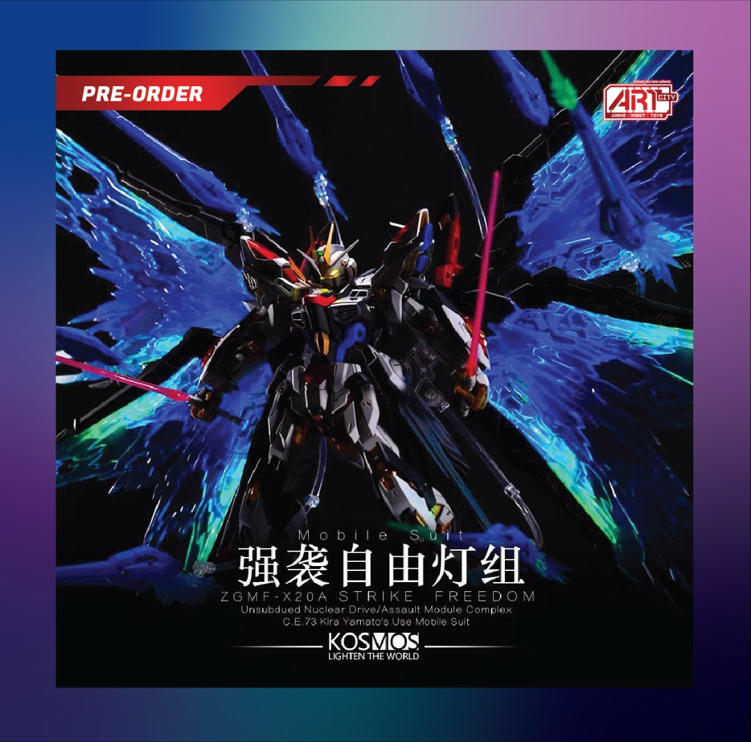 Kosmos - LED Light System for MGEX Strike Freedom Gundam - 1/100 Scale ...