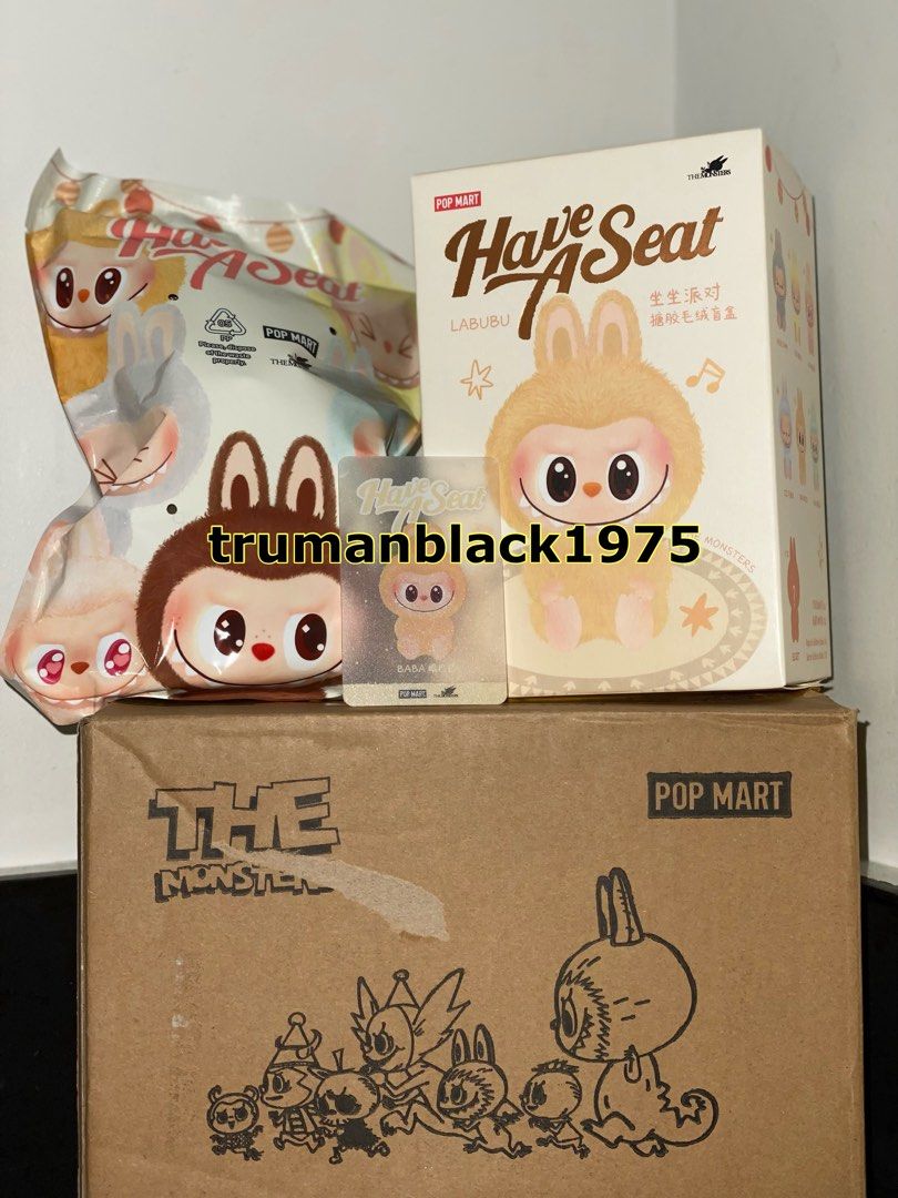 LABUBU HAVE A SEAT V2 (BABA), Hobbies & Toys, Toys & Games on Carousell