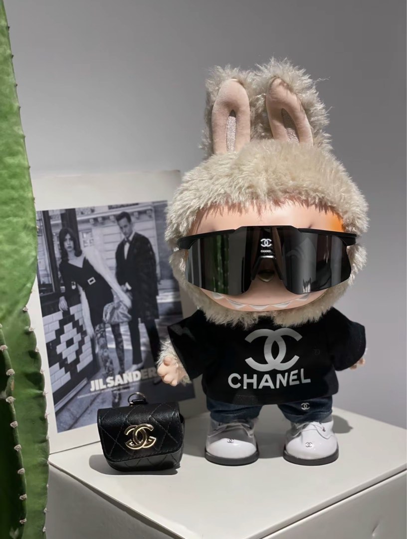 LABUBU 40CM outfit luxury Chanel clothing set POPMART V1 V2 plushie ...