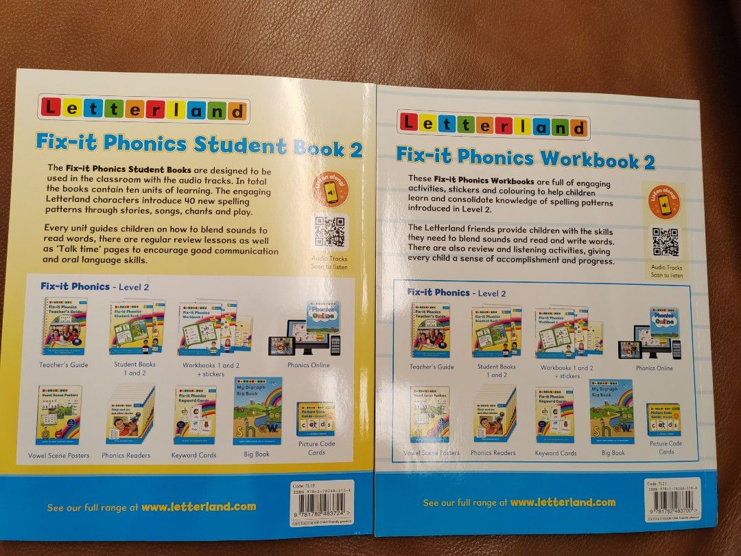 Letterland Fix-it Phonics - Level 2 - Student Book 2 and Workbook 2 ...