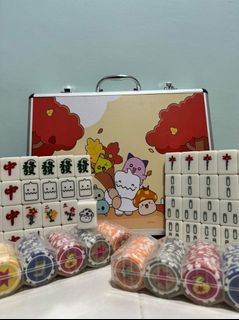 SG Set Instock Hello Kitty Mahjong Pink Limited Edition / Doraemon ...