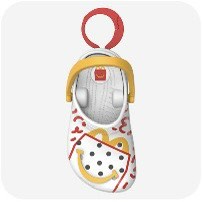 McDonald's Happy Meal Crocs Clip Toy SCRIBBLES HAPPY MEAL SMILE CROCS ...