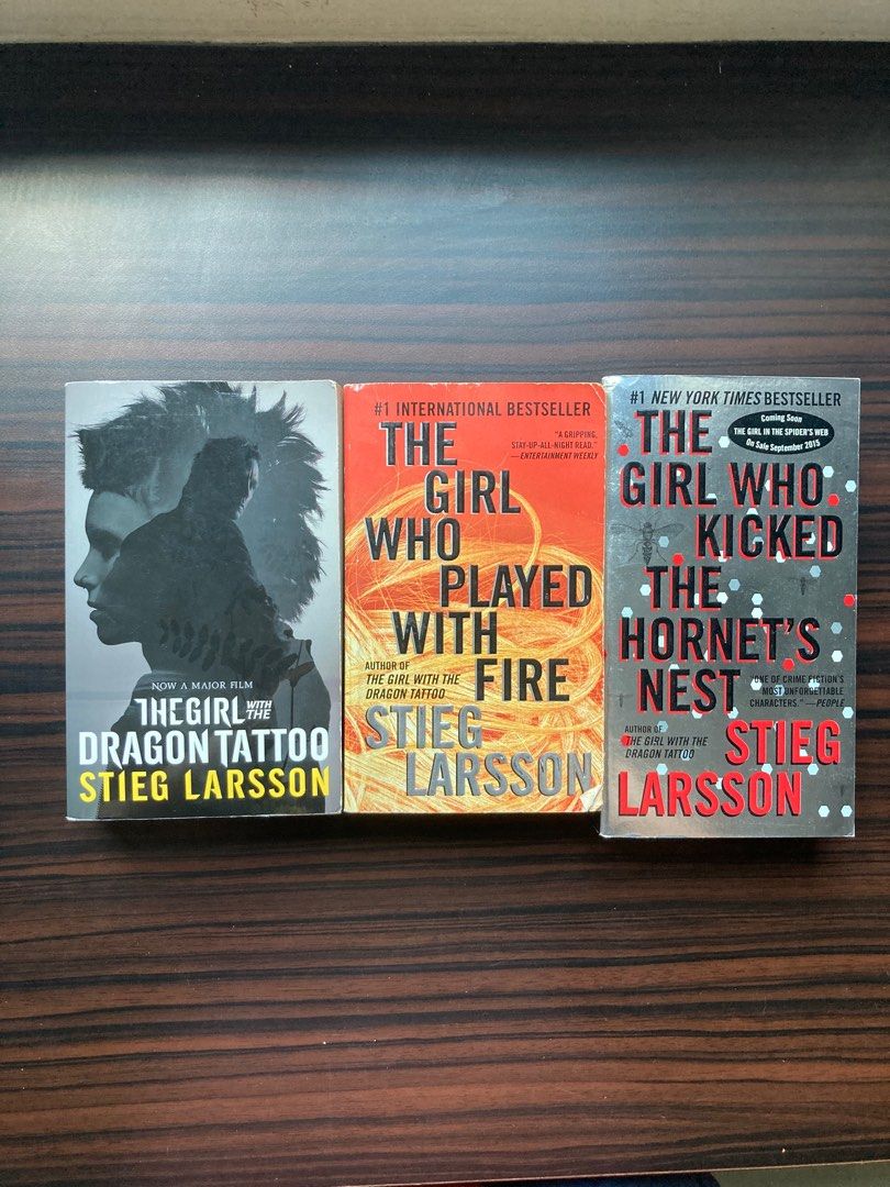 Millennium Trilogy by Stirg Larsson (The Girl with the Dragon Tattoo ...