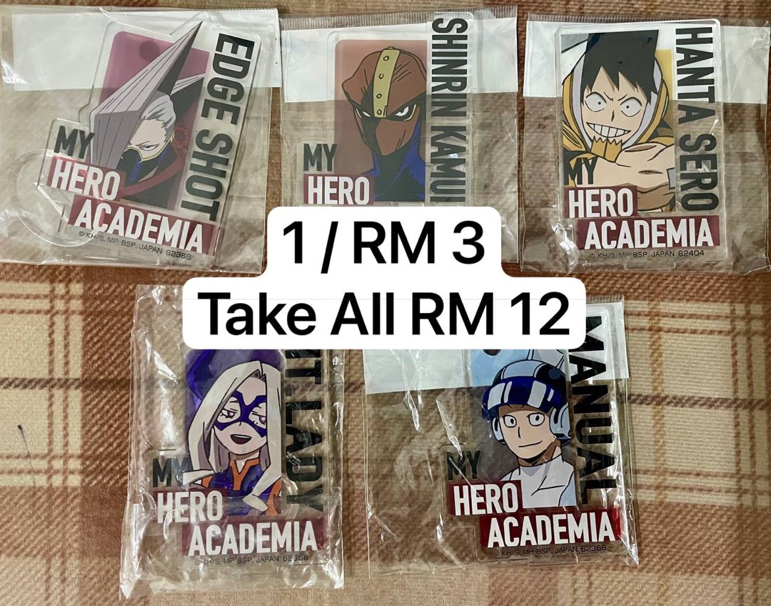 My Hero Academia MHA Acrylic Standee, Everything Else, Others on Carousell