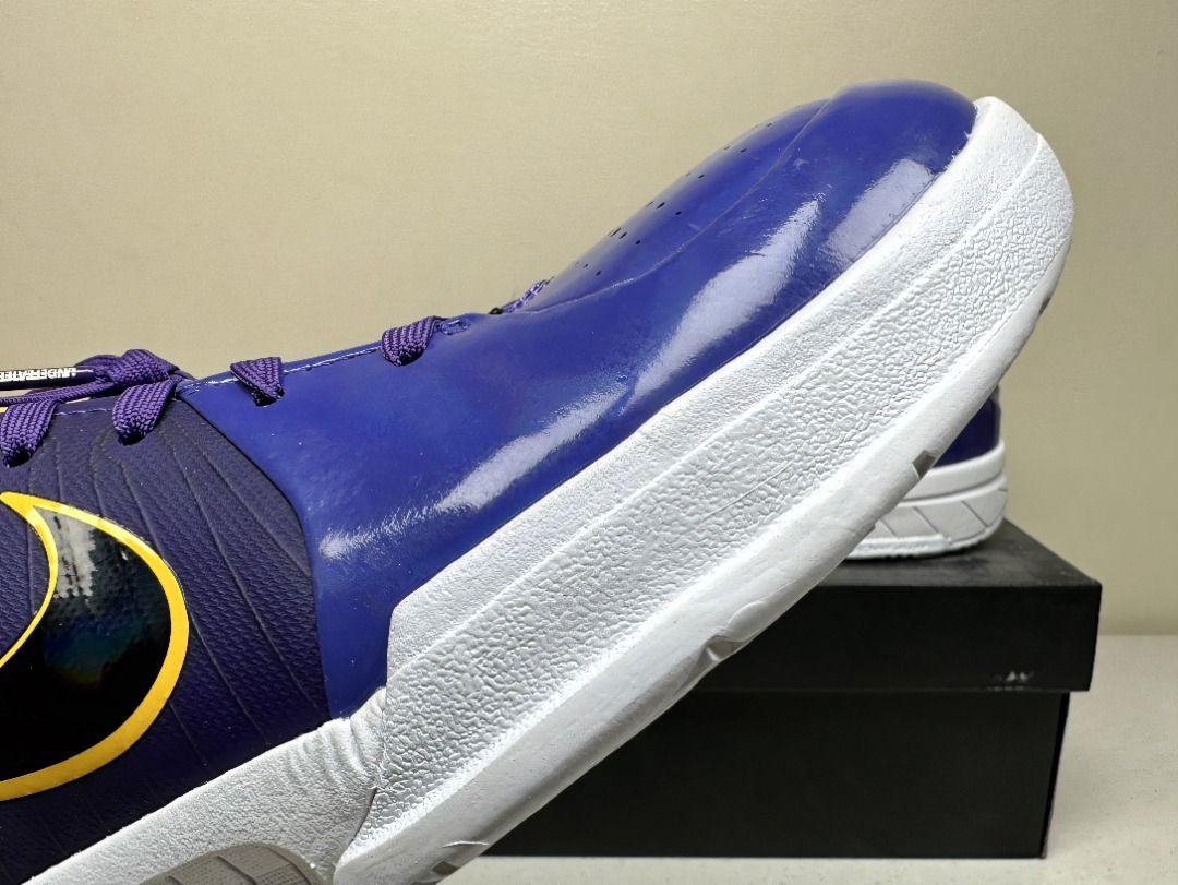 Nike X Undefeated Kobe 4 Protro 'Court Purple' Max Batch, Men's Fashion ...