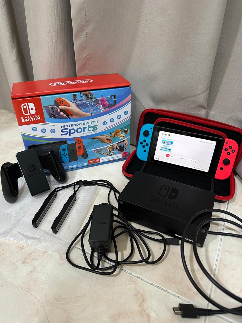 Nintendo switch sport bundle with sport game like new still under ...