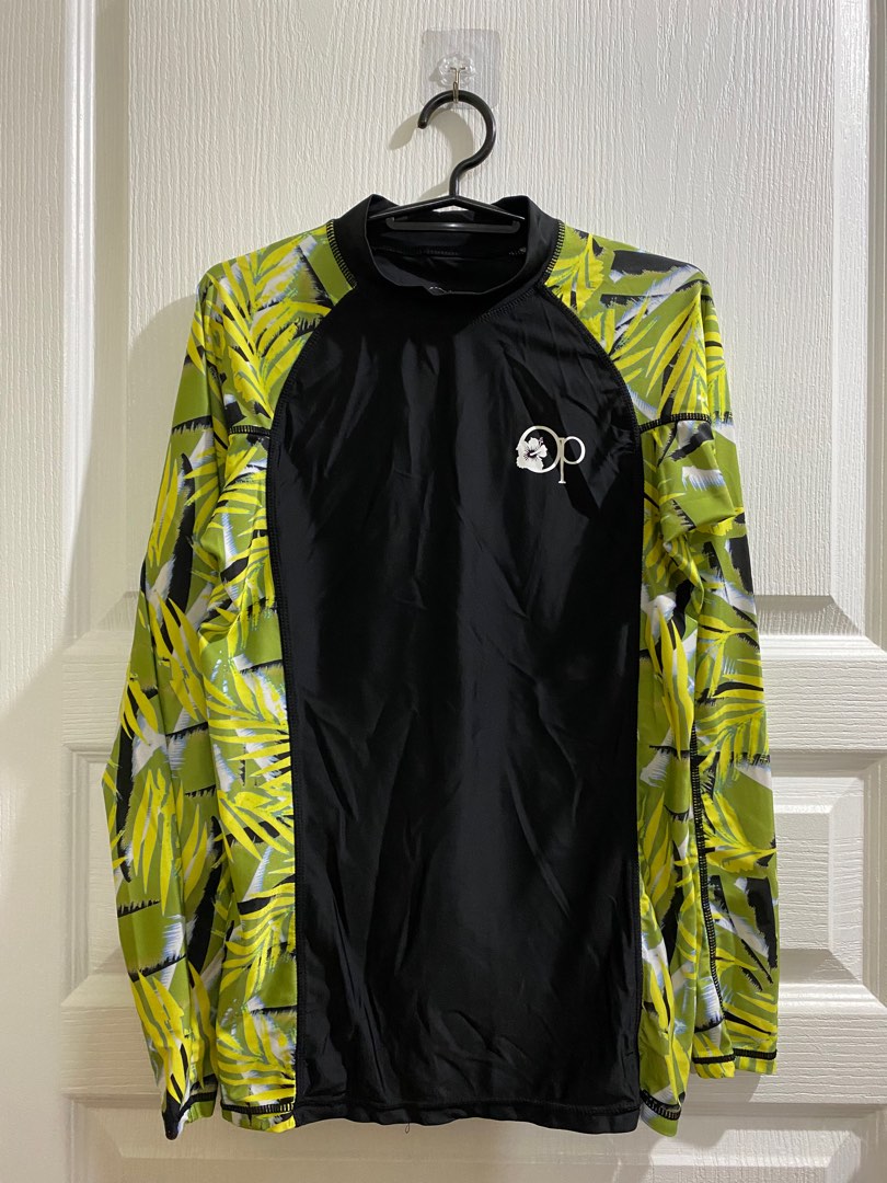 Ocean park rashguard, Women's Fashion, Swimwear, Rash guard on Carousell