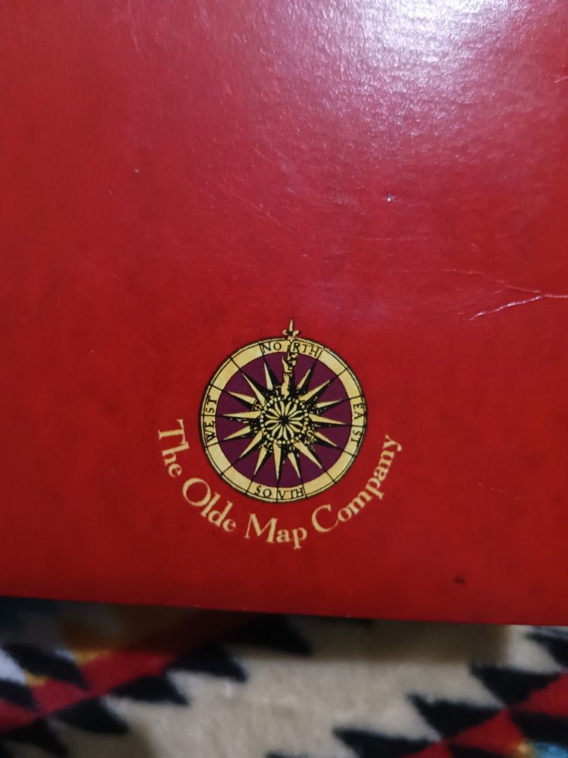 Old map of Kent 1640 parchment map exact replica map, Hobbies & Toys ...