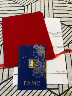 [2 Units Only] PAMP Lady Fortuna 1 gram Gold Bar (Veriscan®), Luxury ...