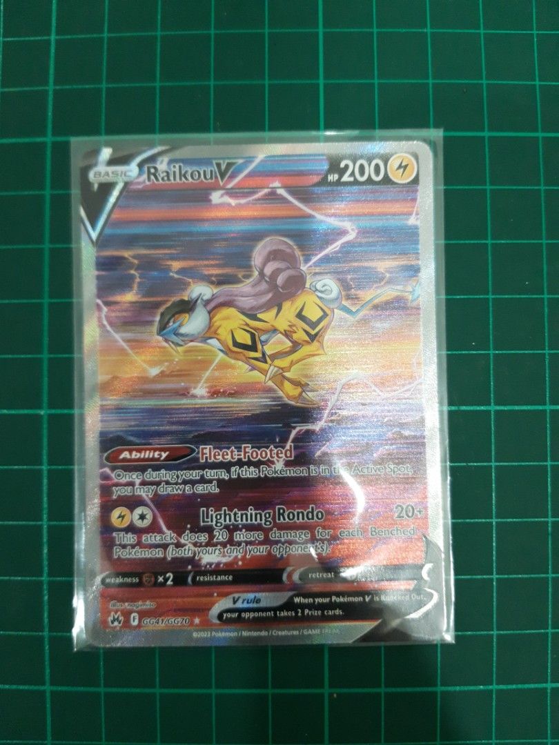 POKEMON RAIKOU V CROWN ZENITH, Hobbies & Toys, Toys & Games on Carousell