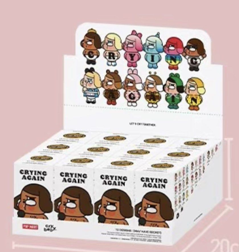Popmart Crybaby Crying Again Series / FULL SET / CONFIRMED DESIGN ...