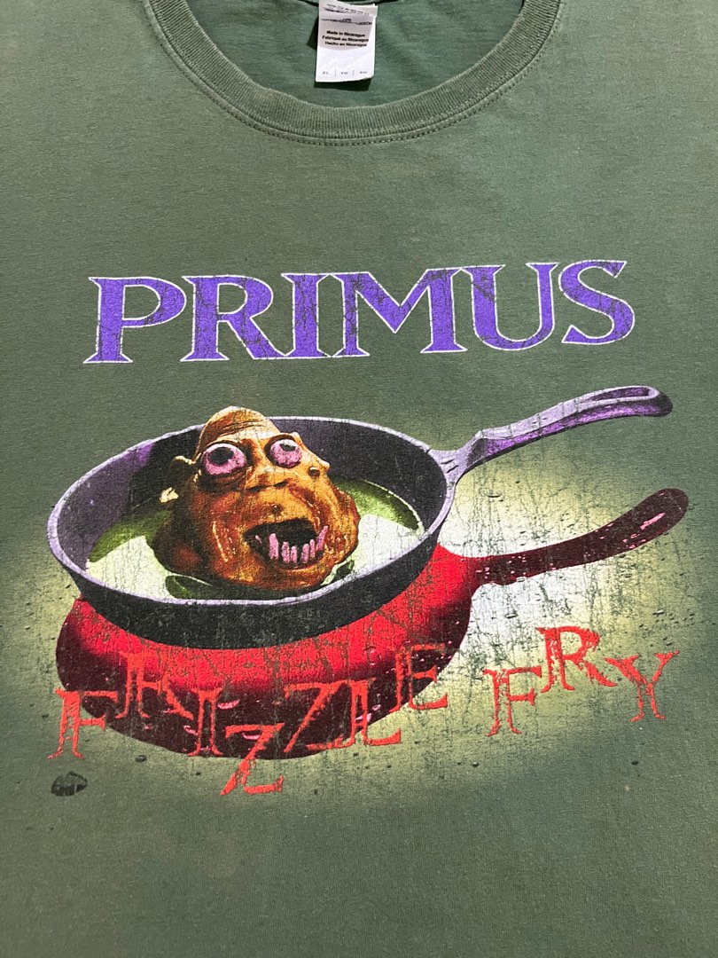 Primus Band x Frizzle Fry Album Tee, Men's Fashion, Tops & Sets ...