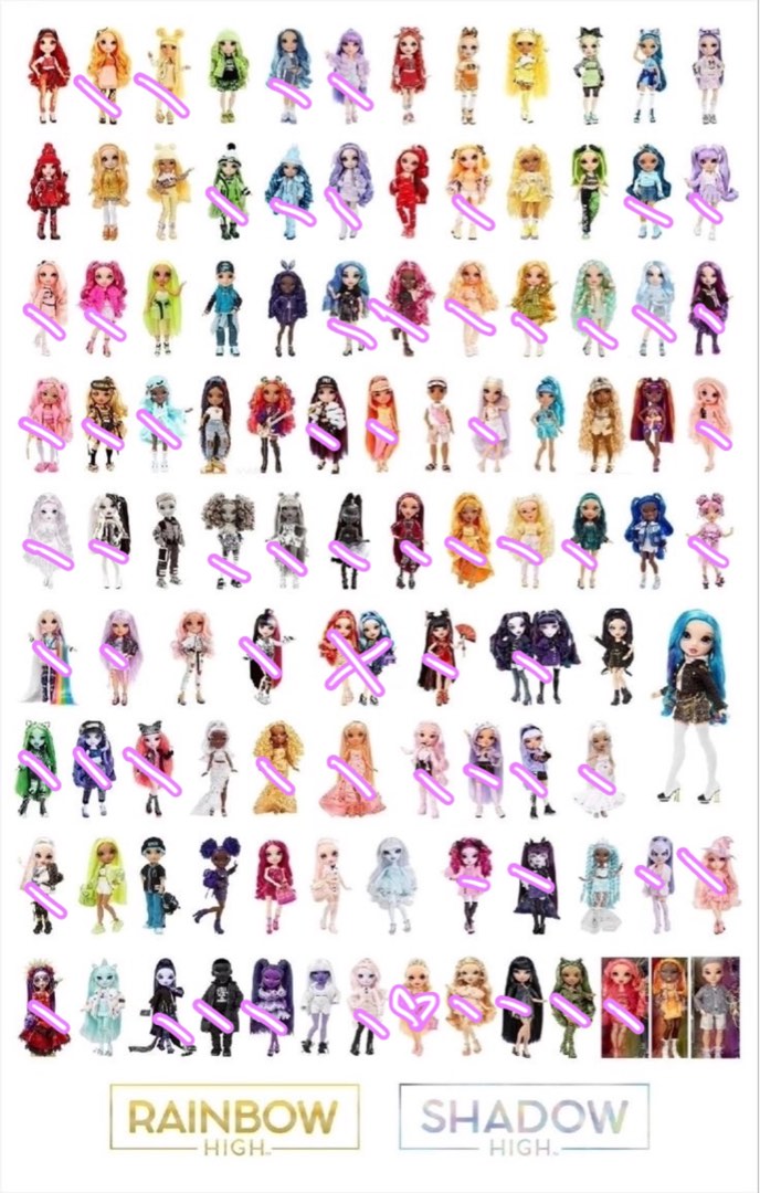 Rainbow High Collection (First come,First serve!), Hobbies & Toys, Toys ...