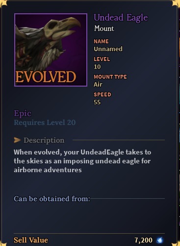 (RELEASE) Devas of Creation - Undead Eagle Flying Mount, Video Gaming ...