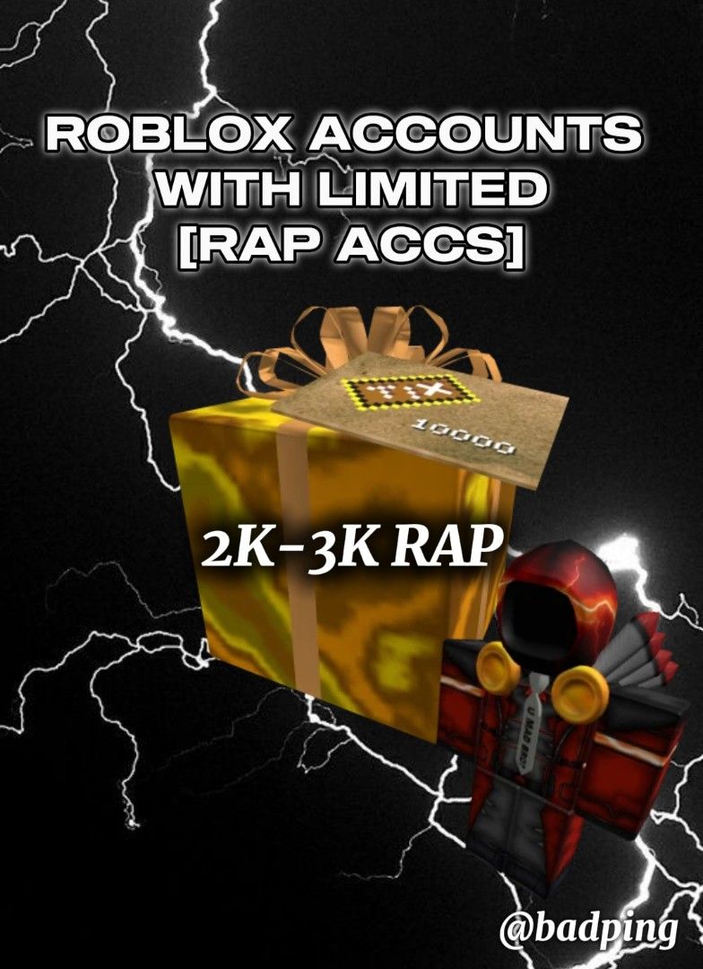 Roblox Rap Account, Video Gaming, Video Games, Others on Carousell