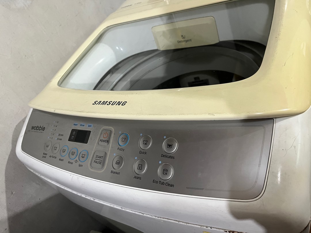 Samsung Wobble Automatic Washing Machine 7.5kg Top Load, TV & Home ...