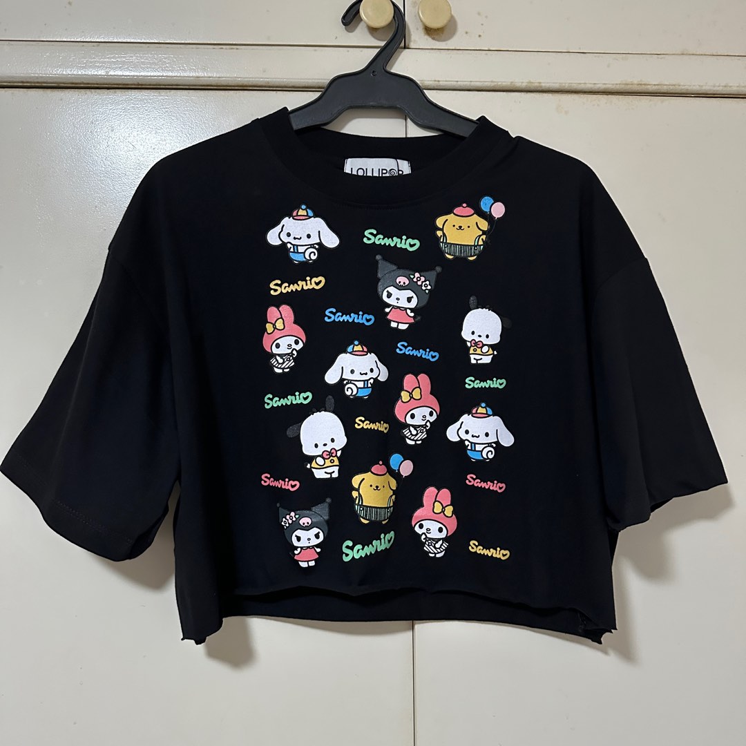 Sanrio Crop Top, Women's Fashion, Tops, Shirts on Carousell