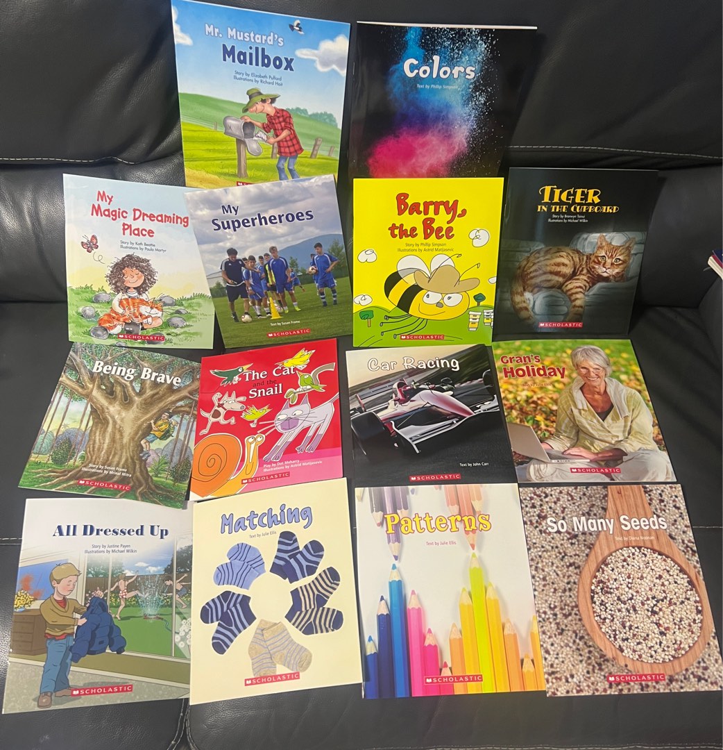 【現貨】Scholastic phonics level 2 （14本$248）英文童書適合幼稚園小朋友英文故事書, 興趣及遊戲, 書本 ...