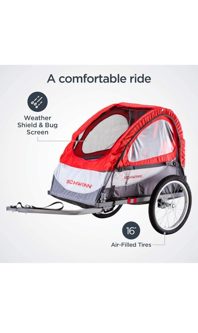 Schwinn single bike trailer store