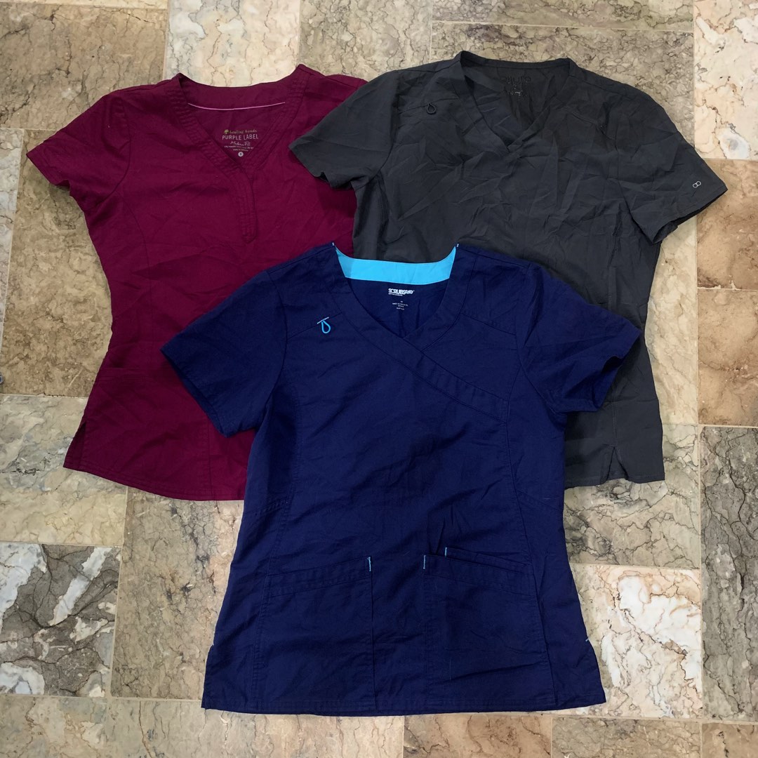 Scrub suit top bundle Small, Women's Fashion, Tops, Others Tops on ...