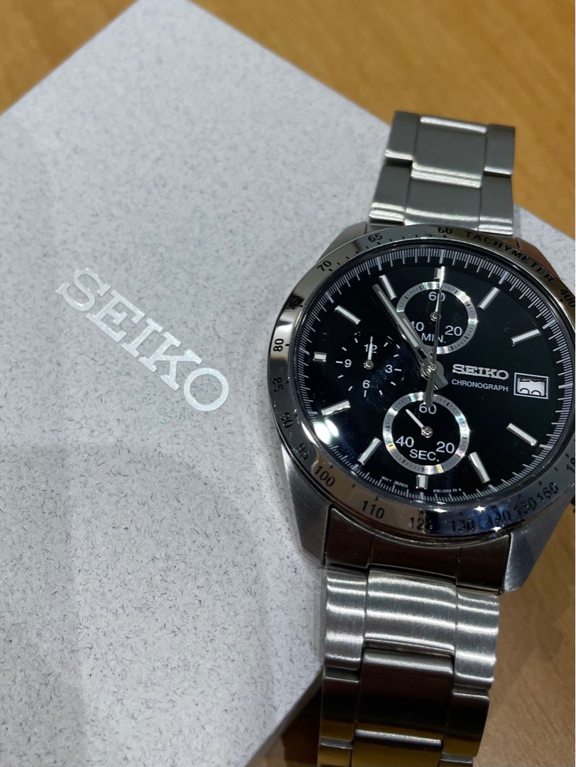 Seiko Chronograph SBTR005, 名牌, 手錶 - Carousell
