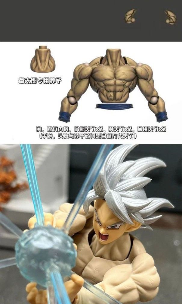 Shf Dragon Ball Super Goku Ultra instinct Upper Body Part, Hobbies ...