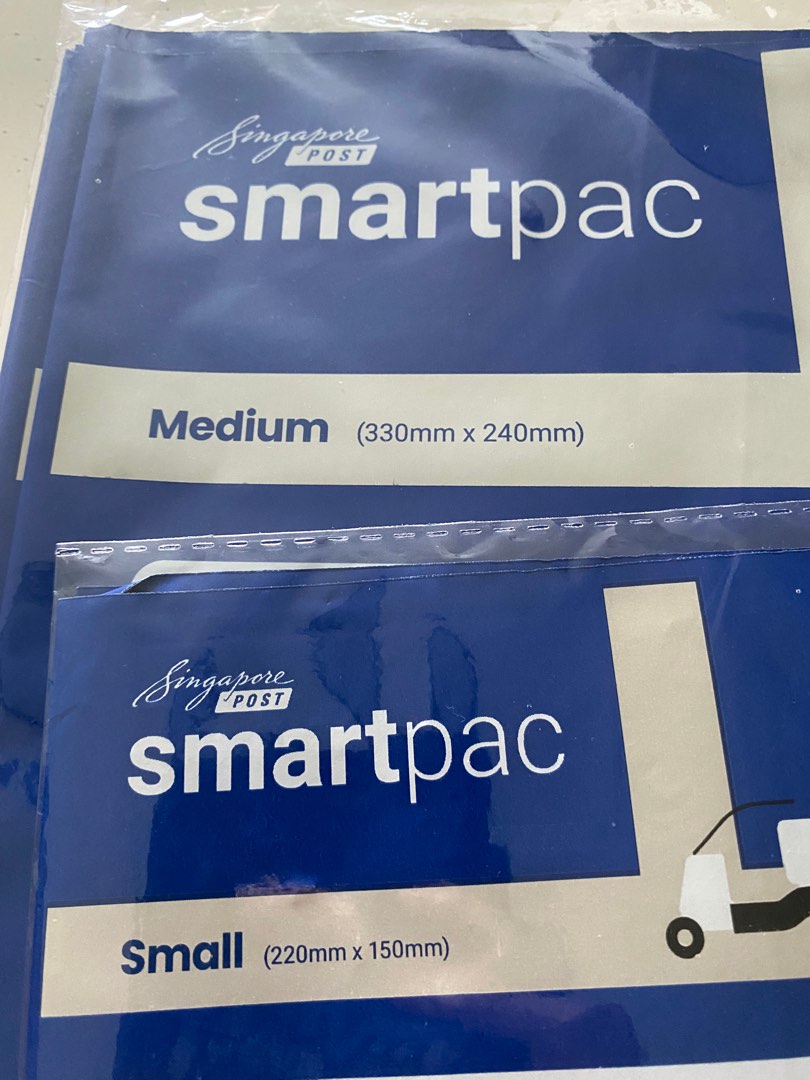 small / medium size smartpac singpost tracking postage mail, Tickets ...