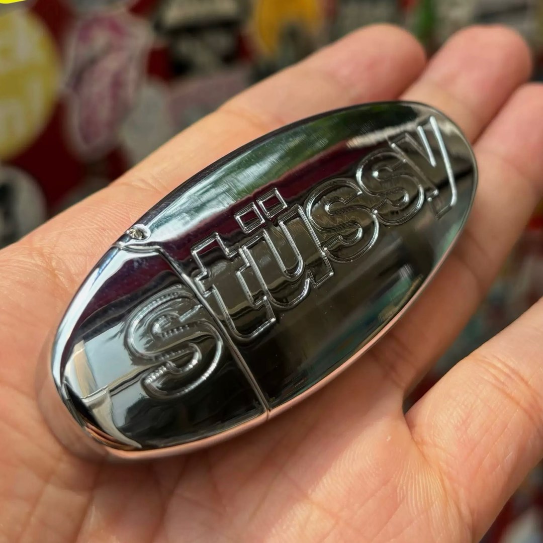 stussy metal pill lighter case for bic J5, Hobbies & Toys, Collectibles ...