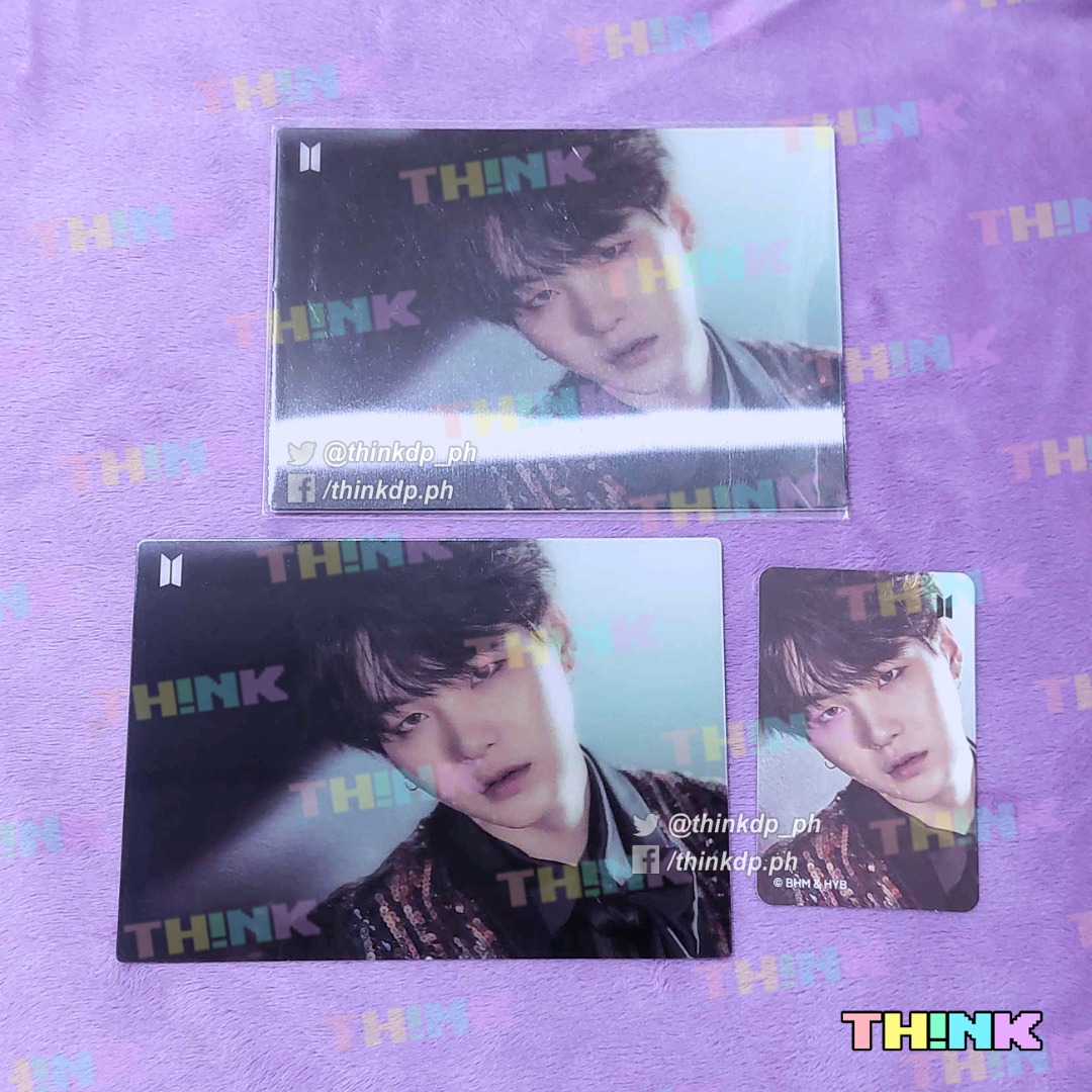SUGA Lenticular Postcard + PC Ver. 3 WINGS (Sealed) bts yoongi, Hobbies ...
