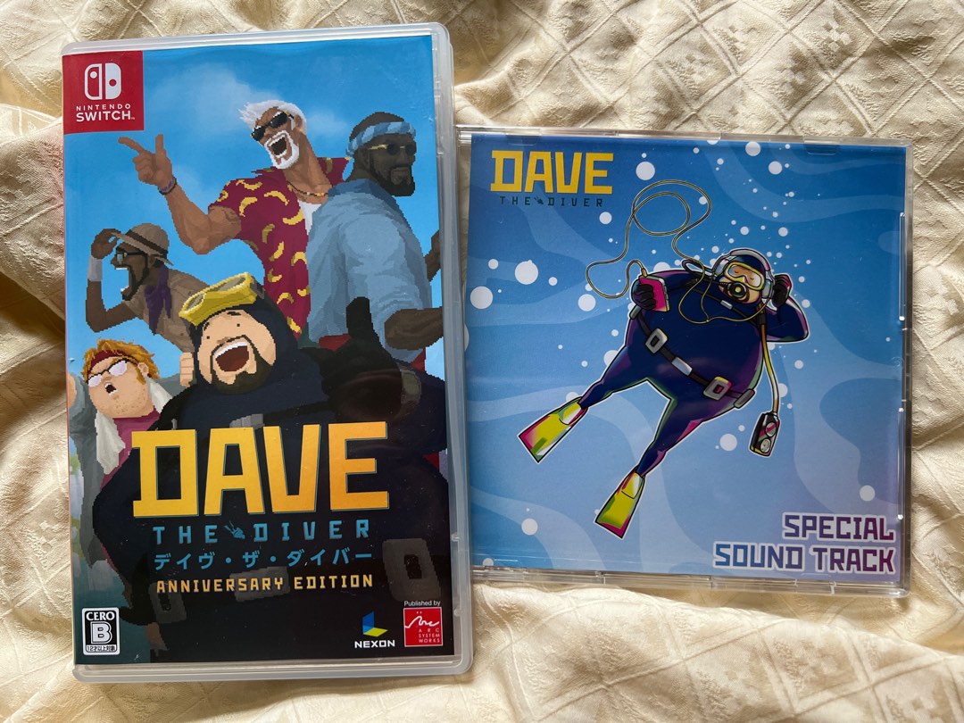 Switch Dave the Driver 日版 連 CD 潛水員戴夫, 電子遊戲, 電子遊戲, Nintendo 任天堂 - Carousell