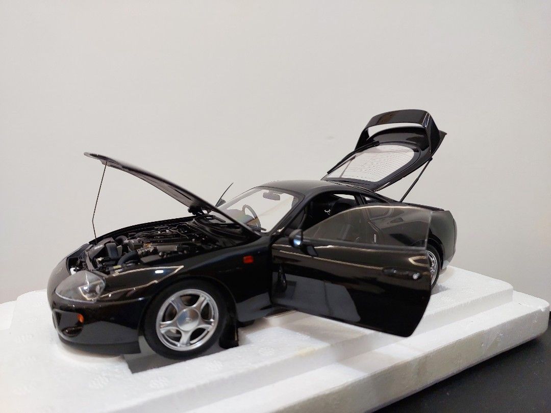 Toyota Supra MK4 Black by LCD Model (1/18 Scale), Hobbies & Toys, Toys ...