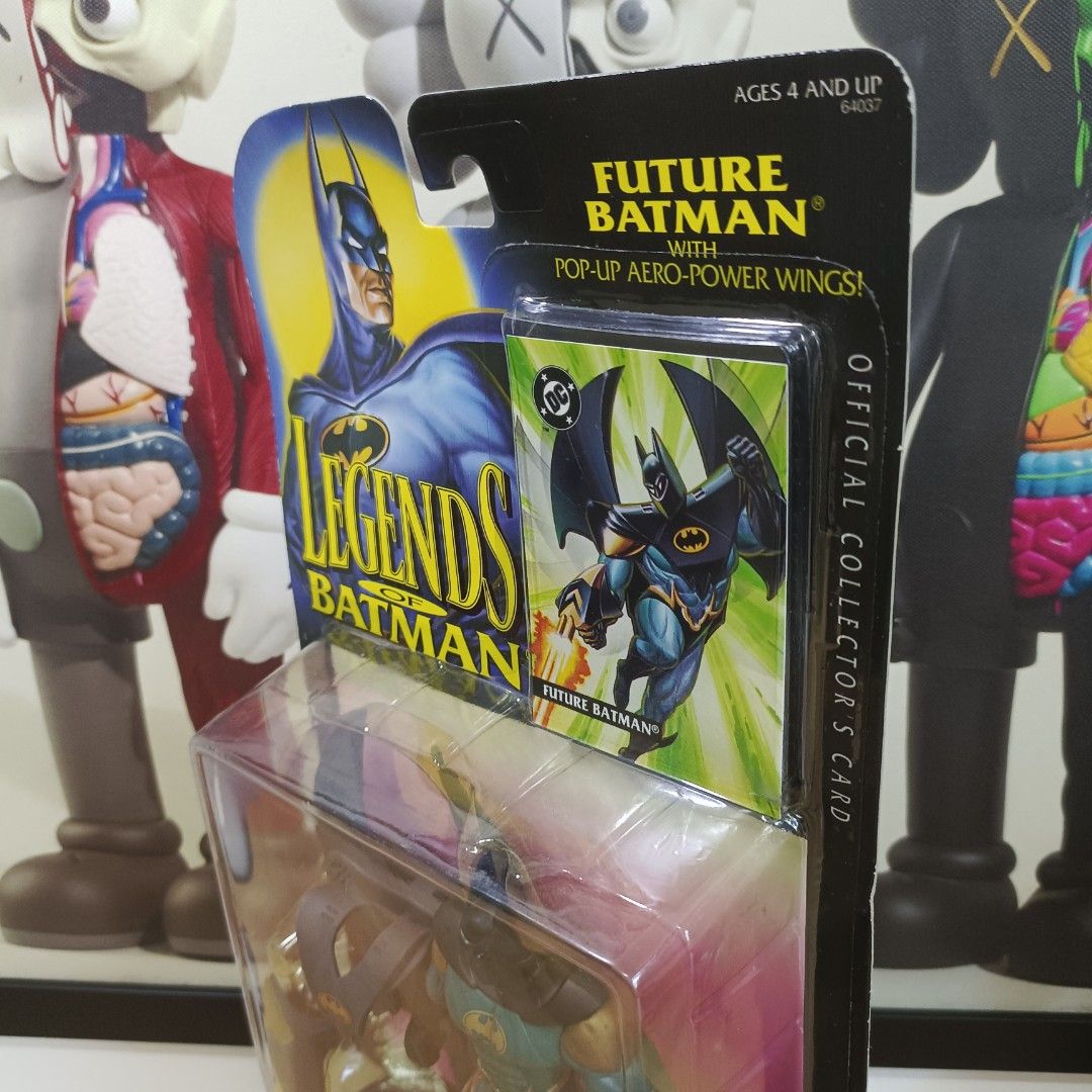 VINTAGE 1994 KENNER LEGENDS OF BATMAN FUTURE BATMAN WITH POP UP AERO ...