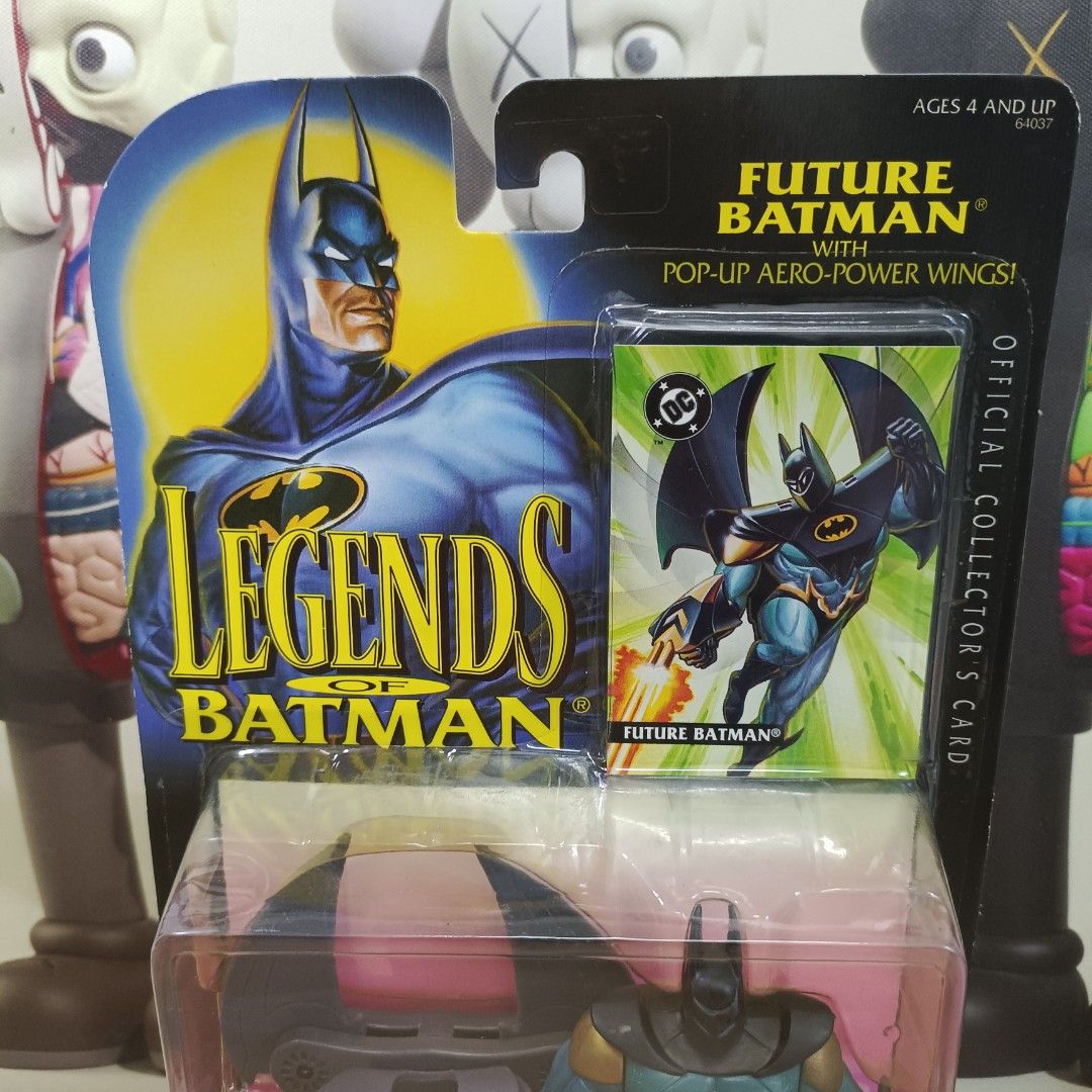 VINTAGE 1994 KENNER LEGENDS OF BATMAN FUTURE BATMAN WITH POP UP AERO ...