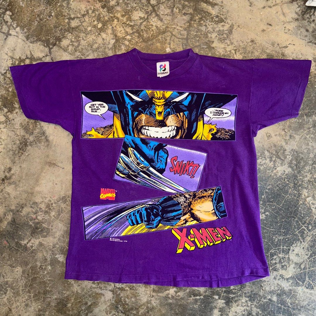 Vintage Marvel Wolverine 90s, Men's Fashion, Tops & Sets, Tshirts ...