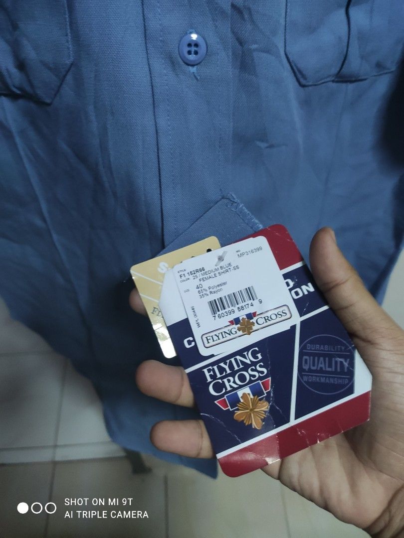 Vintage uniform kemeja flaying gross deluxe tropical, Women's Fashion ...