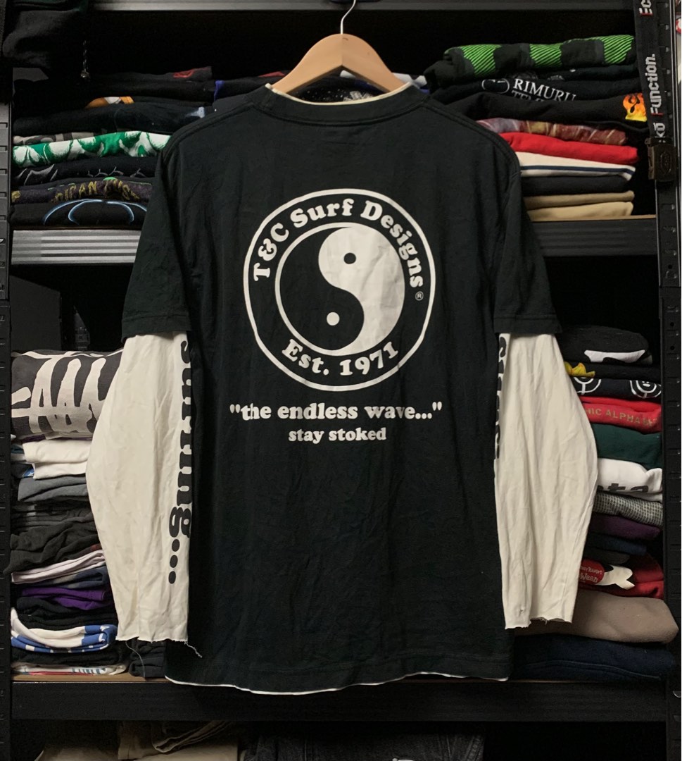 Vintage Y2K T&C Surf Yin Yang ( Y2K / Grunge / Jnco / Emo ), Men's ...