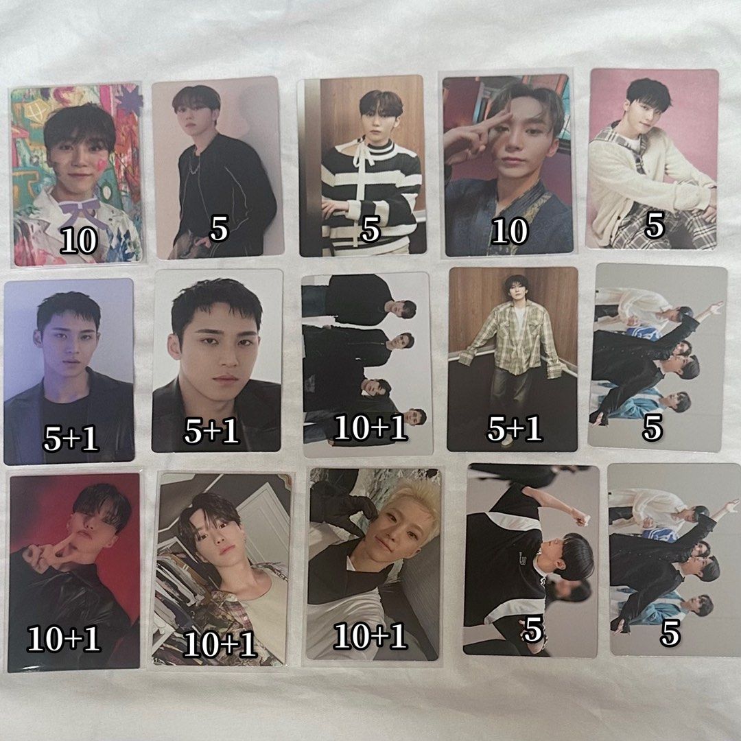 WTS Seventeen Svt Photocards, Hobbies & Toys, Collectibles ...
